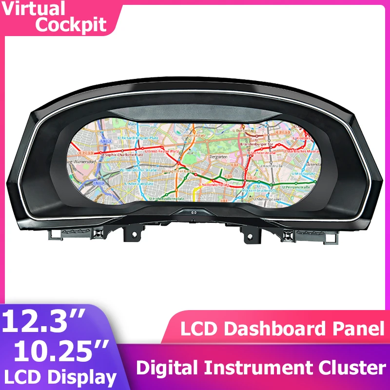 Digital Virtual Cockpit Instrument Cluster For VW PASSAT B7 B8 CC ...