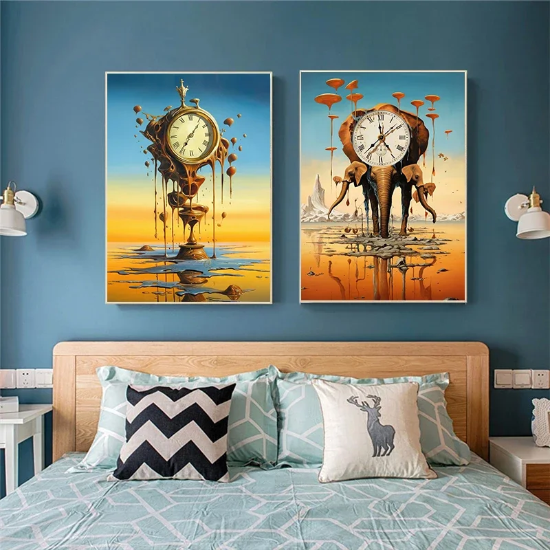 Salvador-Dali-Classic-Art-Masterpiece-Posters-Canvas-Painting-Strange ...