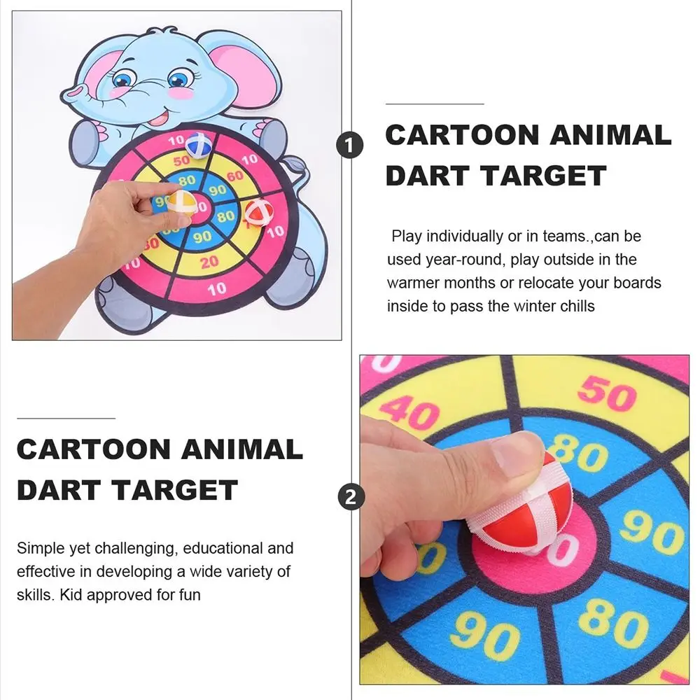 Leisure Time Education Cartoon Target Elephant Arithmetic Dart Sticky ...