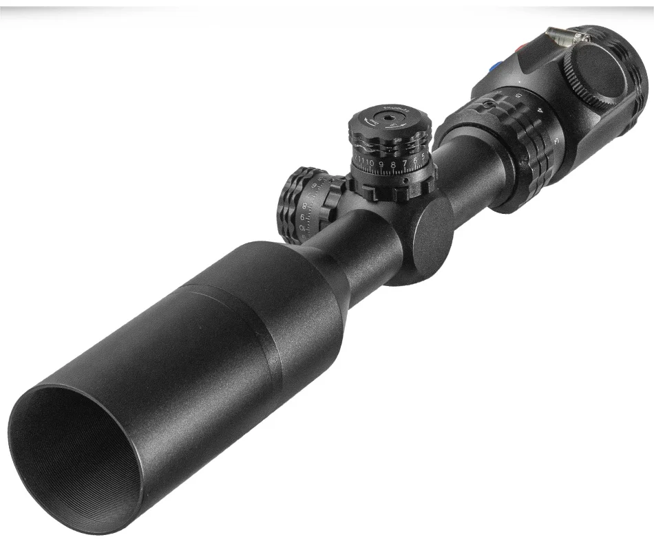 FIRE WOLF 3-9X40 Riflescope Tactical Optical Rifle Scope RGB Button ...