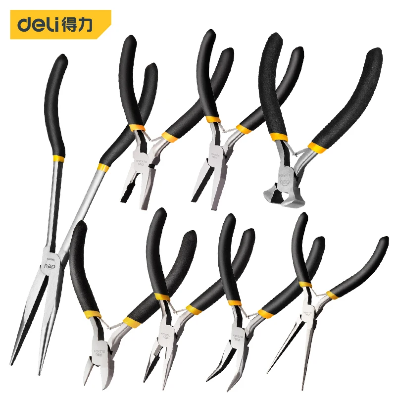 Deli Mini Pliers Making Pliers Precision Wire Cutters, Needle, Round ...