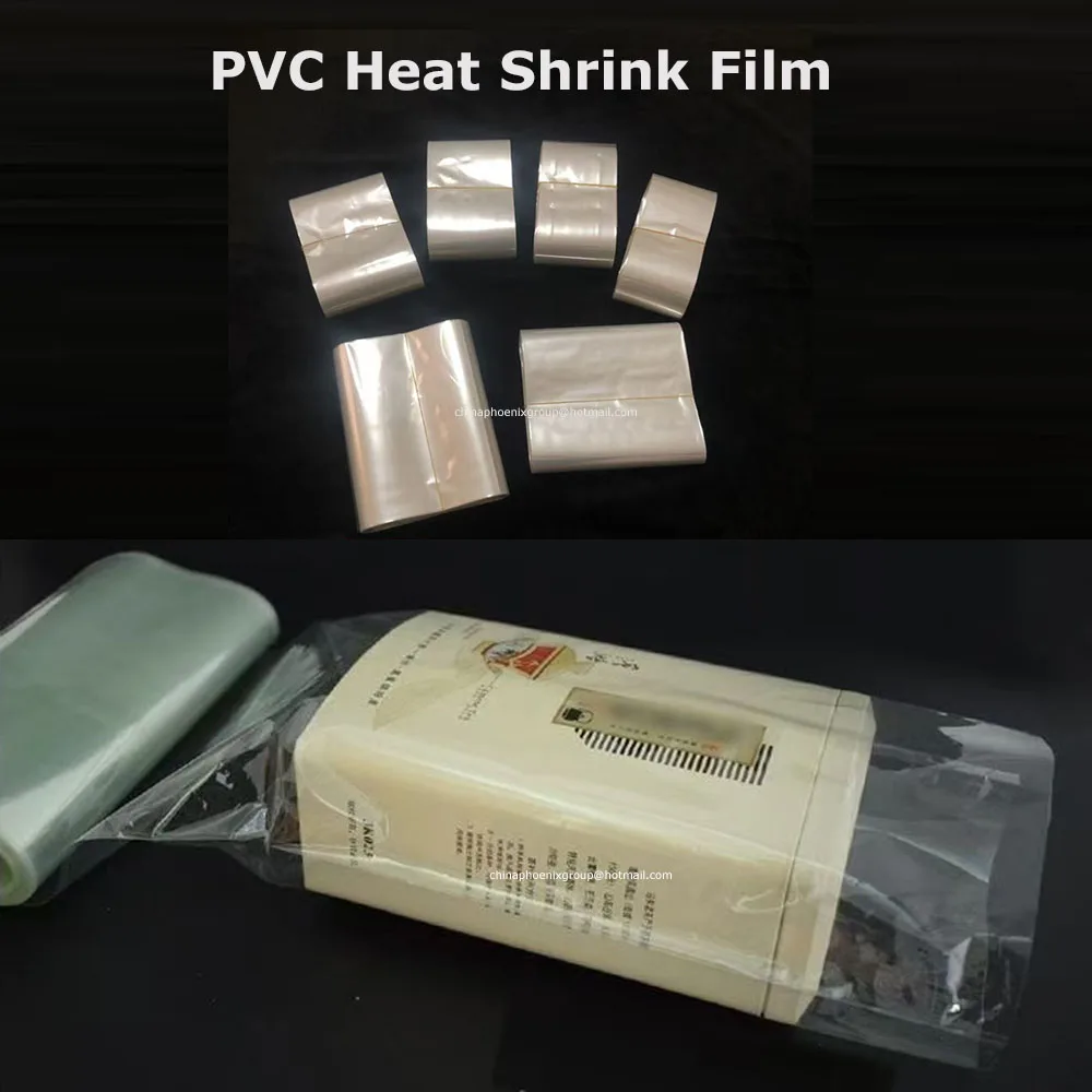 PVC Clear Heat Shrinkable Film Packaging Thermal Packaging Bags Shrink ...
