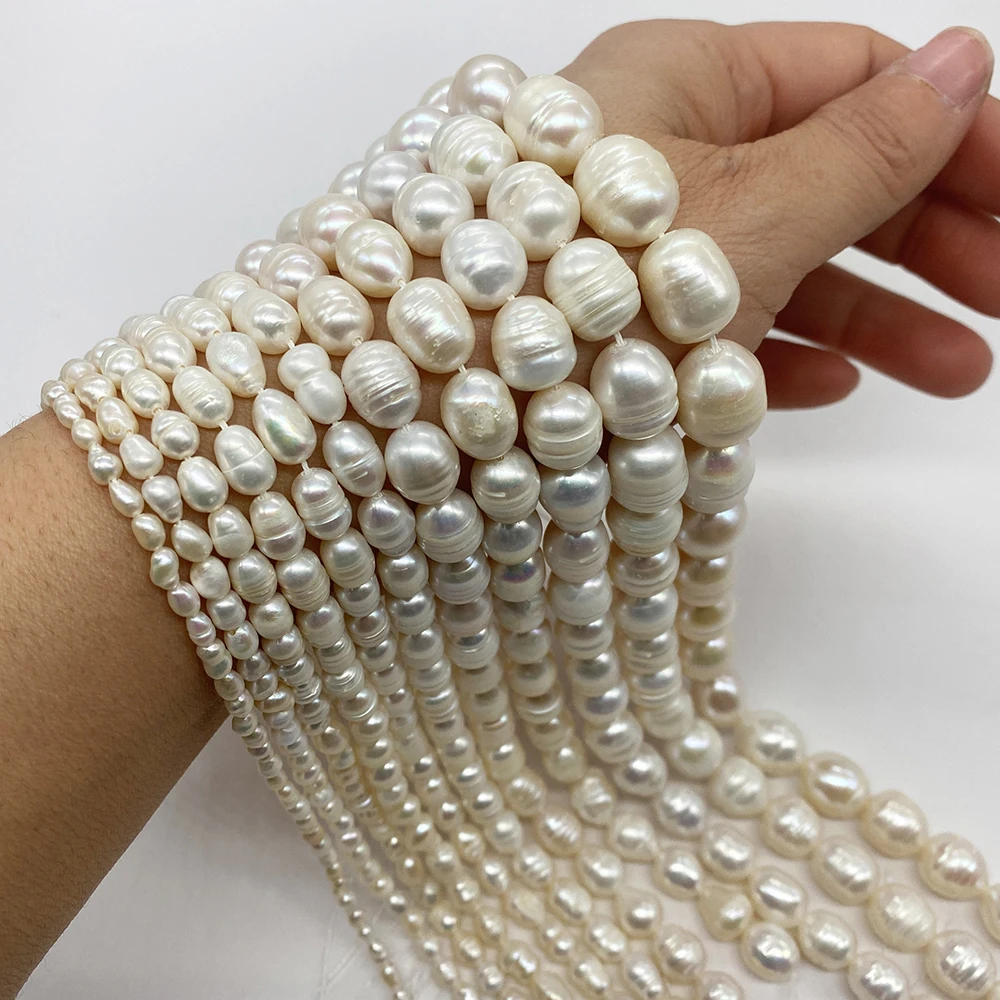 Natural-Freshwater-Pearl-Beads-A-Grade-High-Quality-Rice-shaped-2-3mm ...