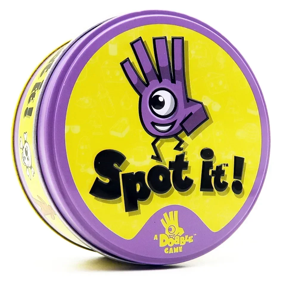 Dobble-Card-Game-for-Kids-Spot-it-Yellow-Table-Board-Game-for-Dobbles ...