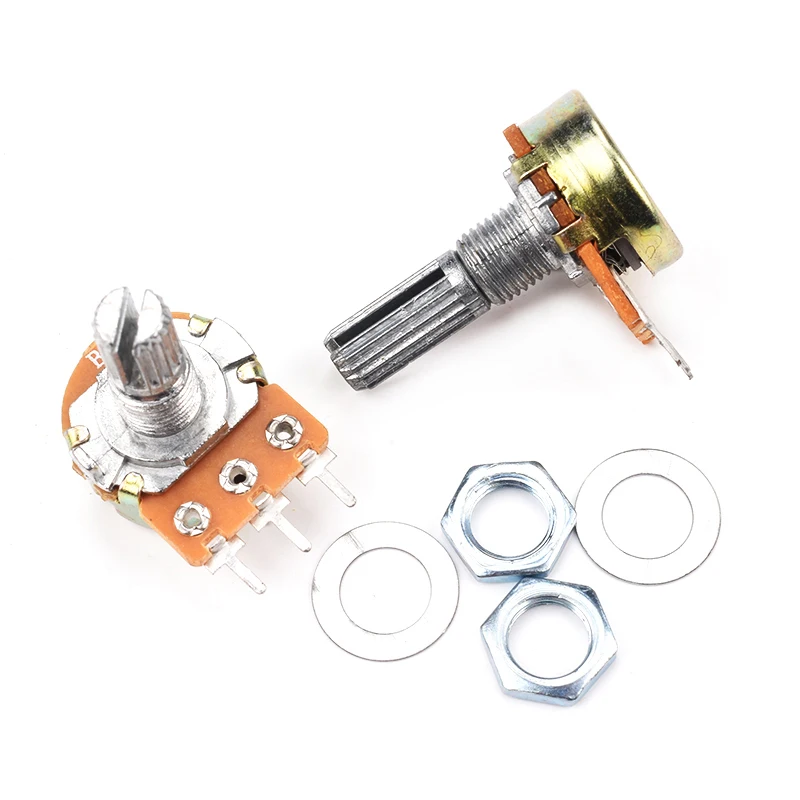 5pcs 3 pin WH148 Linear Potentiometer variable resistor potentiometer B ...