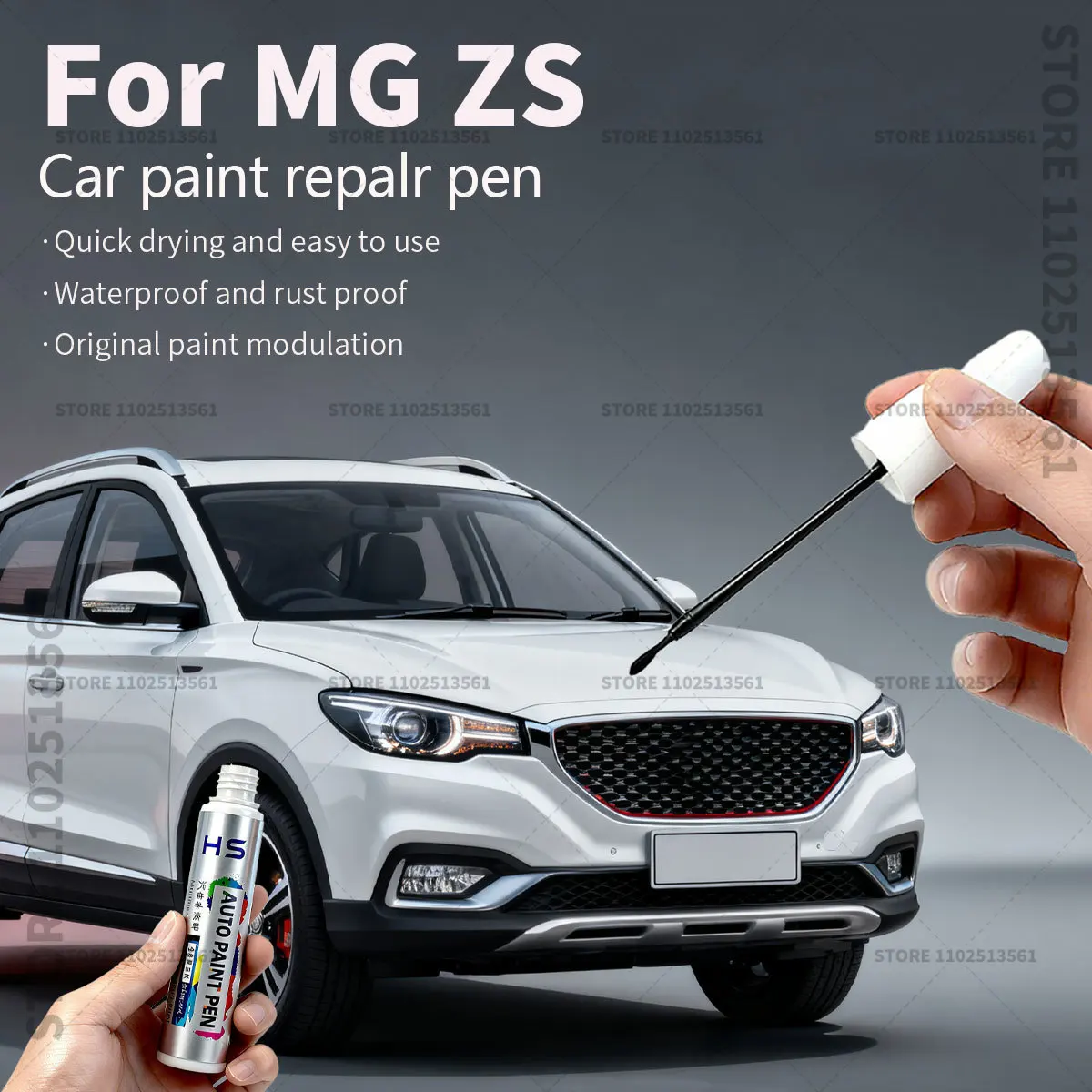 For MG ZS Car Paint Repair Pen Touch Up Scratch Remover DIY Auto ...