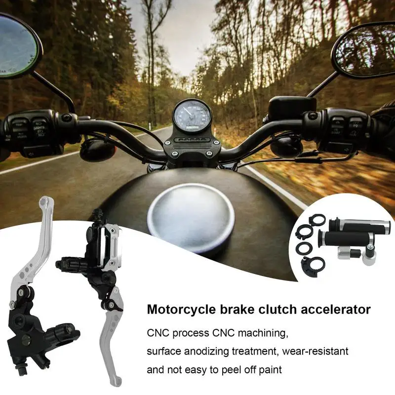 Motorcycle Brake Clutch Sturdy Brake Clutch Levers 7/8 22mm Adjustable ...