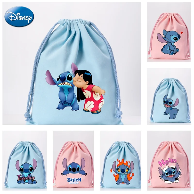 Disney-Stitch-Cartoon-Drawstring-Bag-Canvas-Large-Capacity-Drawstring ...