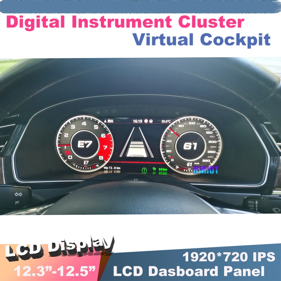 Digital-Virtual-Cockpit-Instrument-Cluster-For-VW-Golf-6-7-MK7-MK6-VII ...