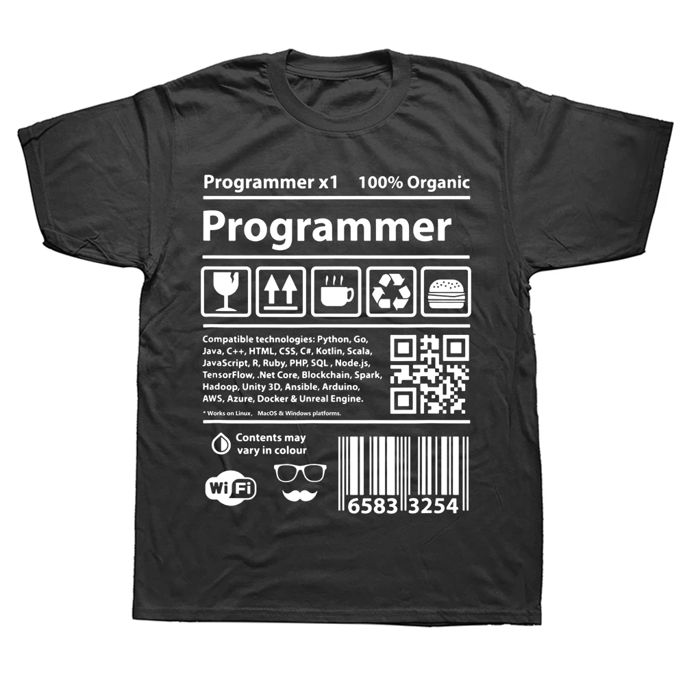 Camiseta-divertida-de-desbordamiento-de-pila-camiseta-de-programador-de ...