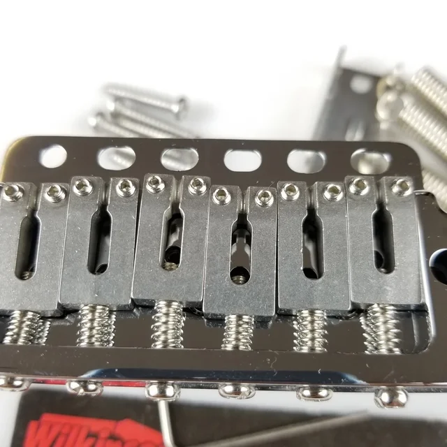 Bridge Wilkinson WVP6 SB Tremolo Bridge - Chrome Stratocaster ...