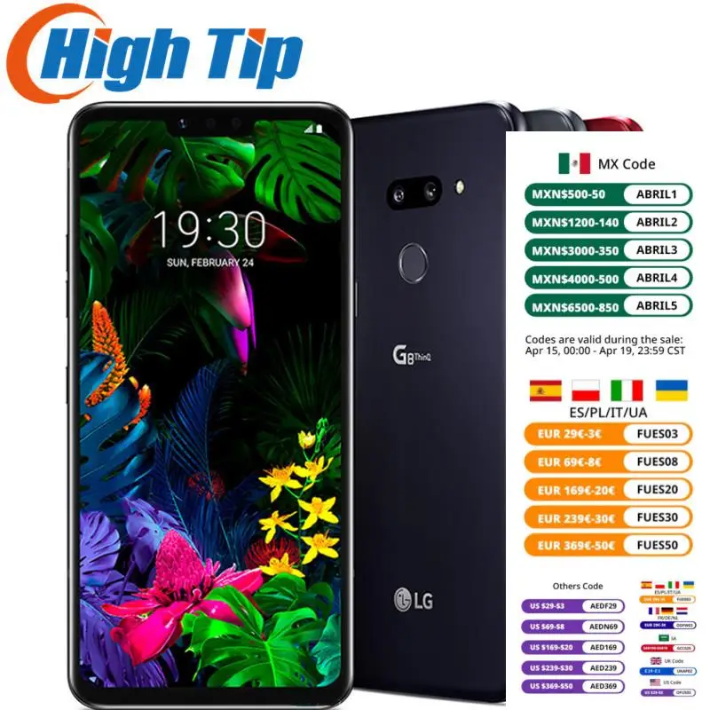 Original-Unlocked-LG-G8-ThinQ-4G-LTE-Mobile-Phone-G820N-G820UM-Android ...