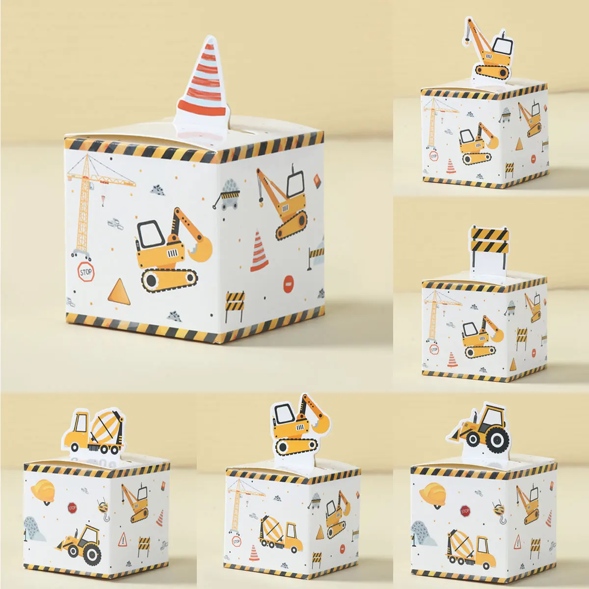 Construction-Tool-Boxes-Trucks-Theme-Candy-Gift-Box-Birthday-Party ...