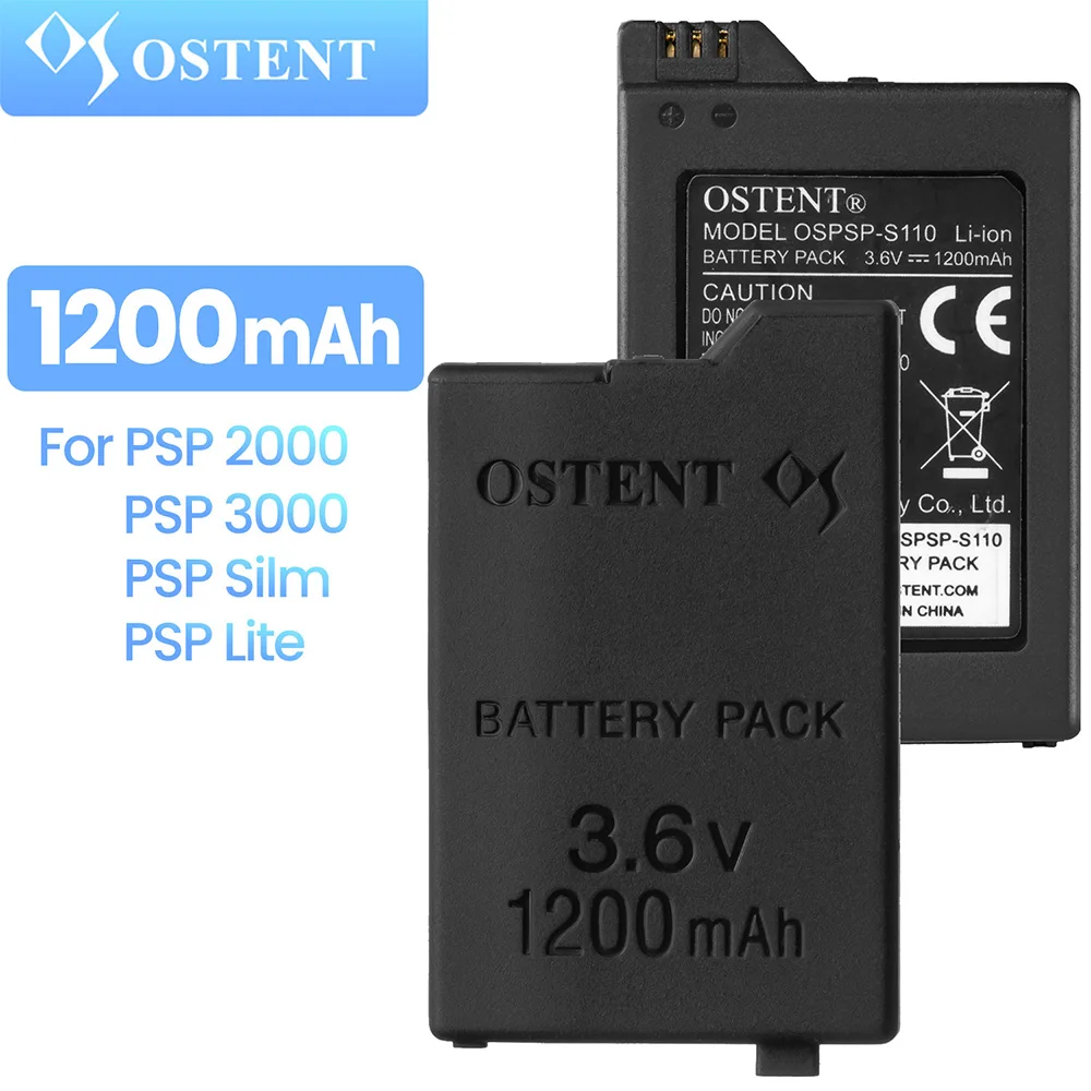 OSTENT-1200mAh-3-6V-Real-Capacity-Replacment-Lithium-Battery-for-Sony ...