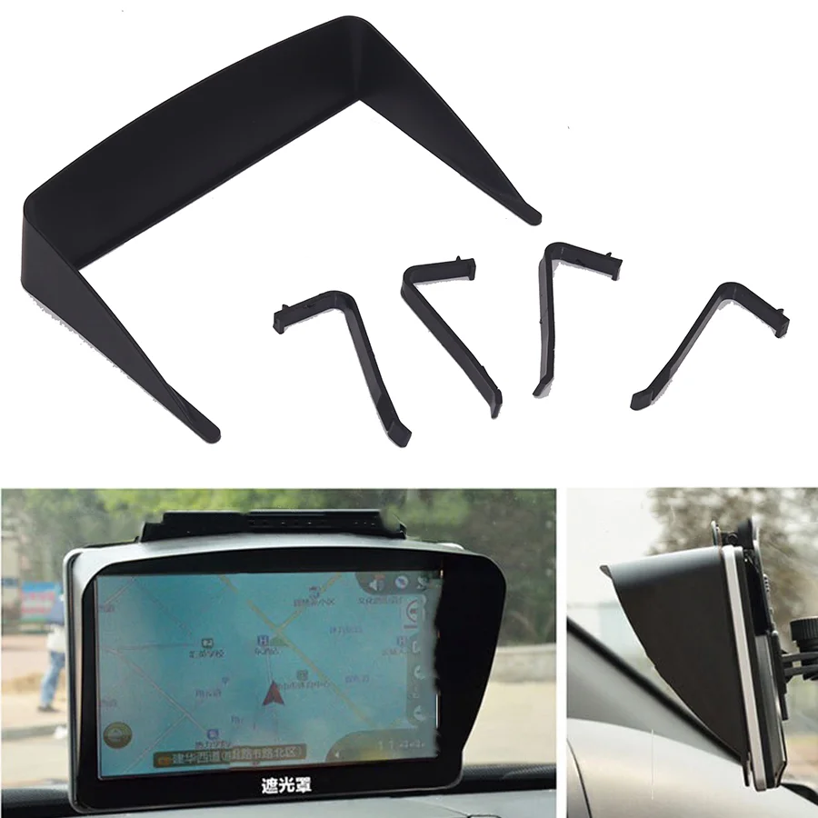 1Pc 5 Inch / 7" Universal Navigation Frame Car Accessories GPS Sunshade ...