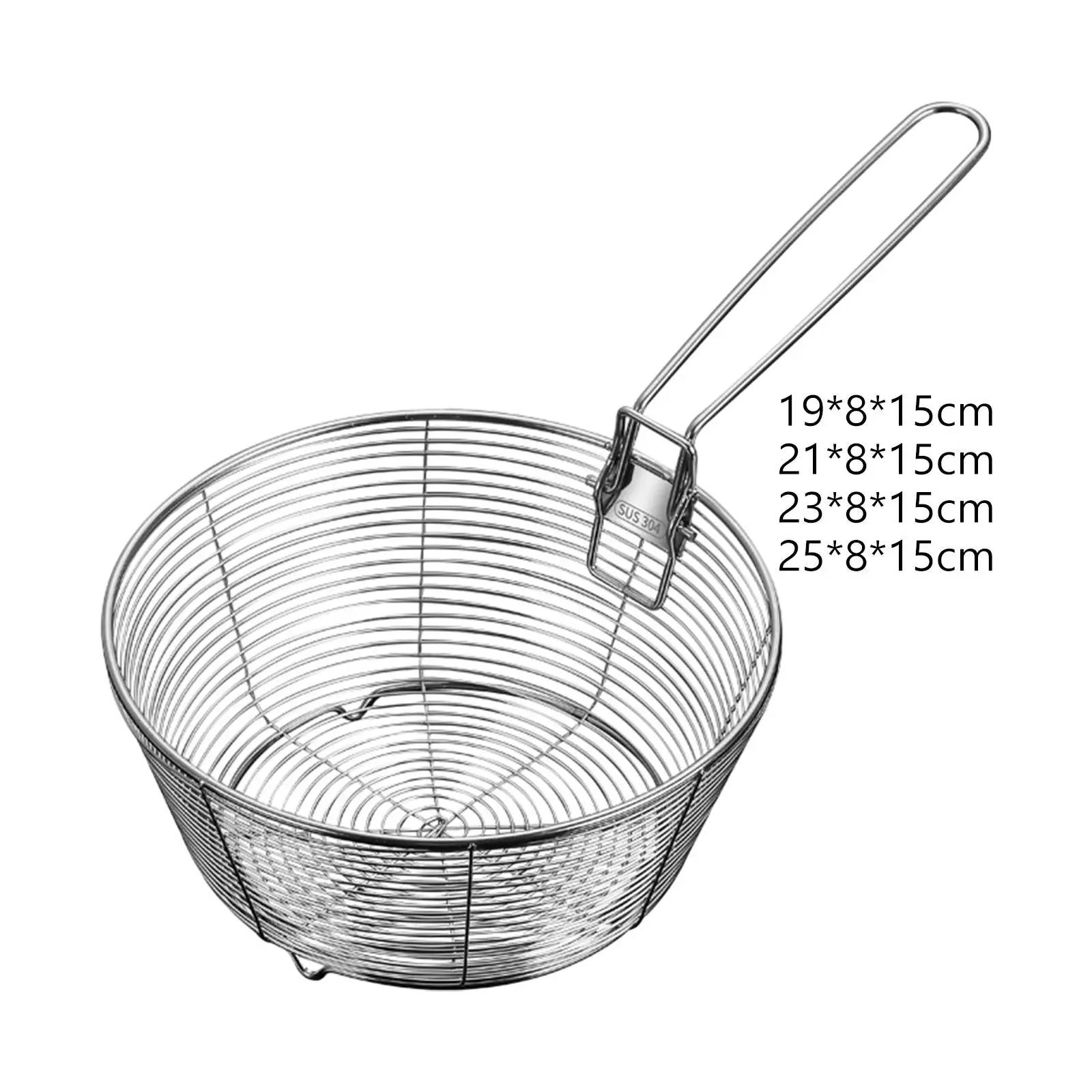Noodle-Colander-Wire-Sieve-Draining-Rinsing-Steaming-Frying-Basket-for ...