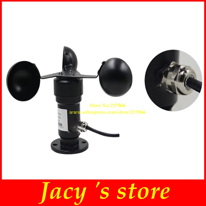 Waterproof Connector Anemometer / Wind Speed Sensor Wind Speed ...