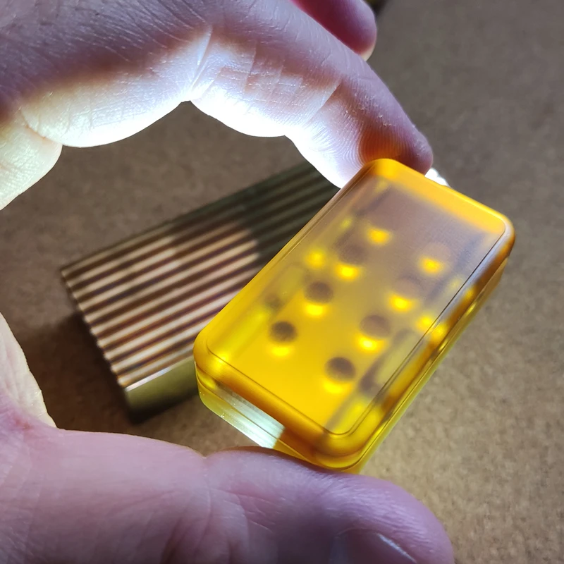 amber PEI Material Magnetic Beat Slider Adult Gift EDC Autism Sensory ...