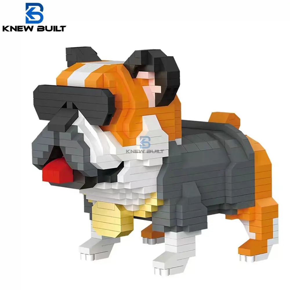 KNEW-BUILT-Dog-Model-Micro-Mini-Building-Blocks-Children-Assemble-Toys-or-Beginner-Cute-Bulldog ...
