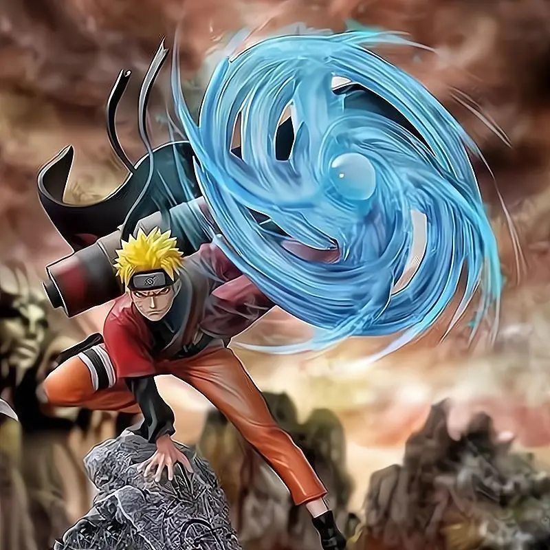 Naruto Shippuden GK Action Anime Figur Uzumaki Naruto Figma 32cm Modell ...