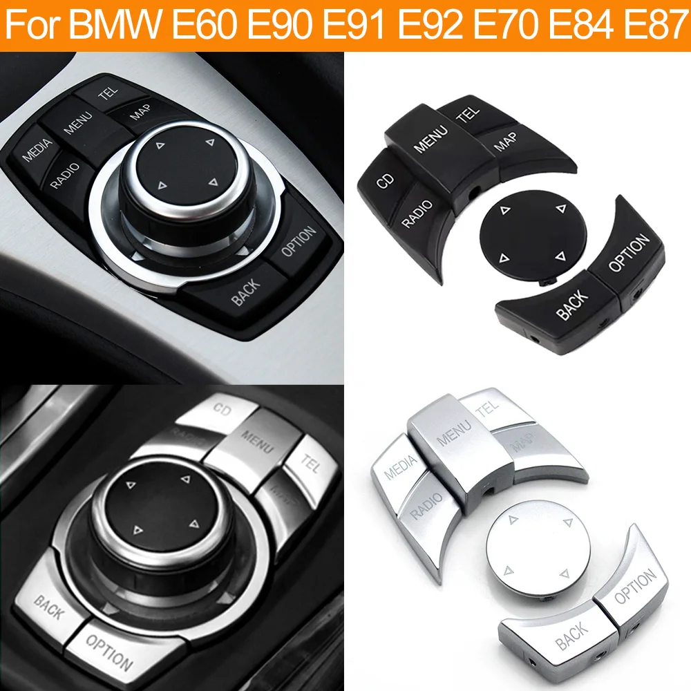 중앙 멀티미디어 CIC i-드라이브 제어 단추 키트, BMW 3S 5S X1 X5 X6 E60 E61 E81 E82 E87 E88 E84 E89 E90 E91 E92 E70 ...