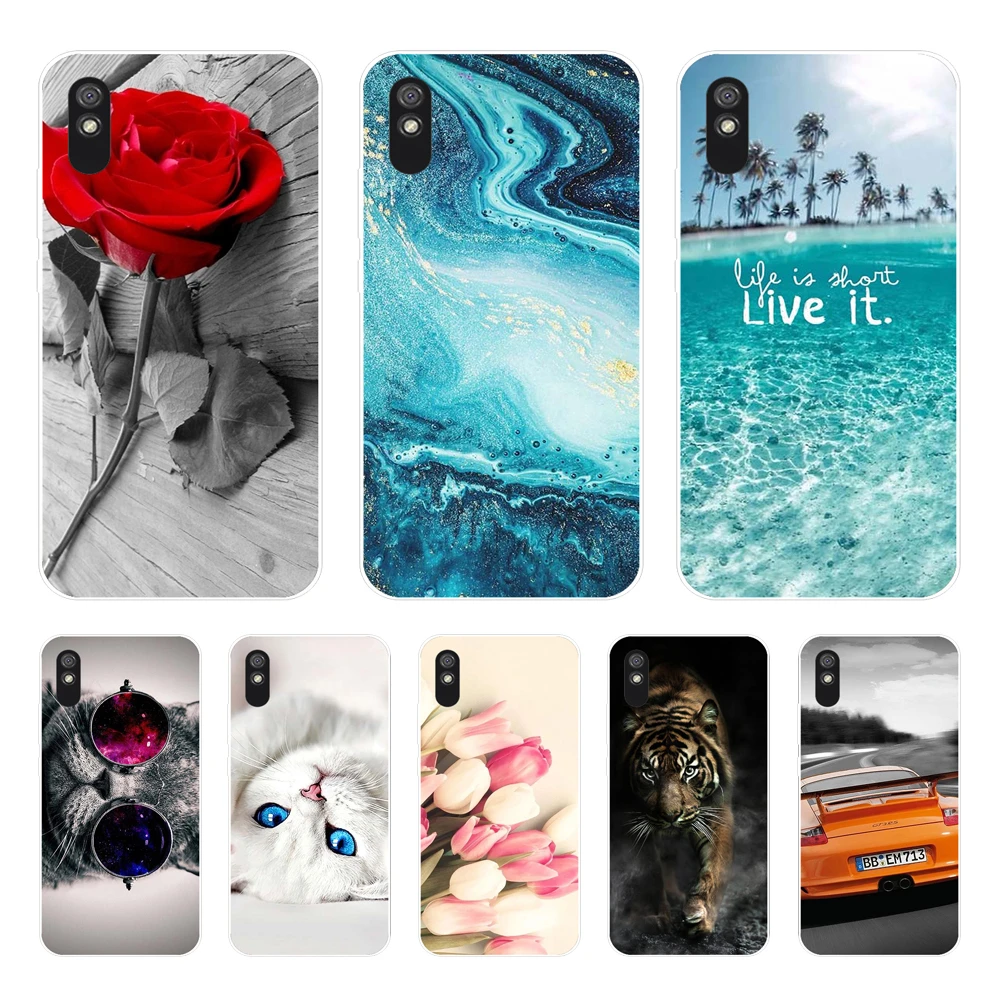 For Xiaomi Redmi 9a Case Cover Soft Silicone Cartoon Tpu Back Cover For ...