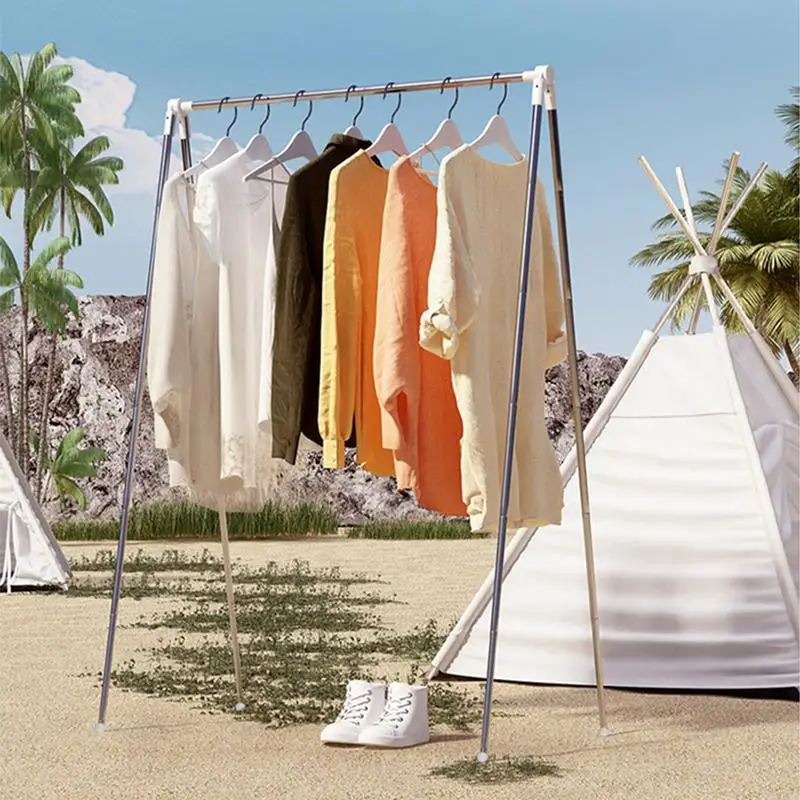 Port-til-Foldable-Clothes-Hanger-Outdoor-Drying-Rack-Floor-Stand-A-o ...