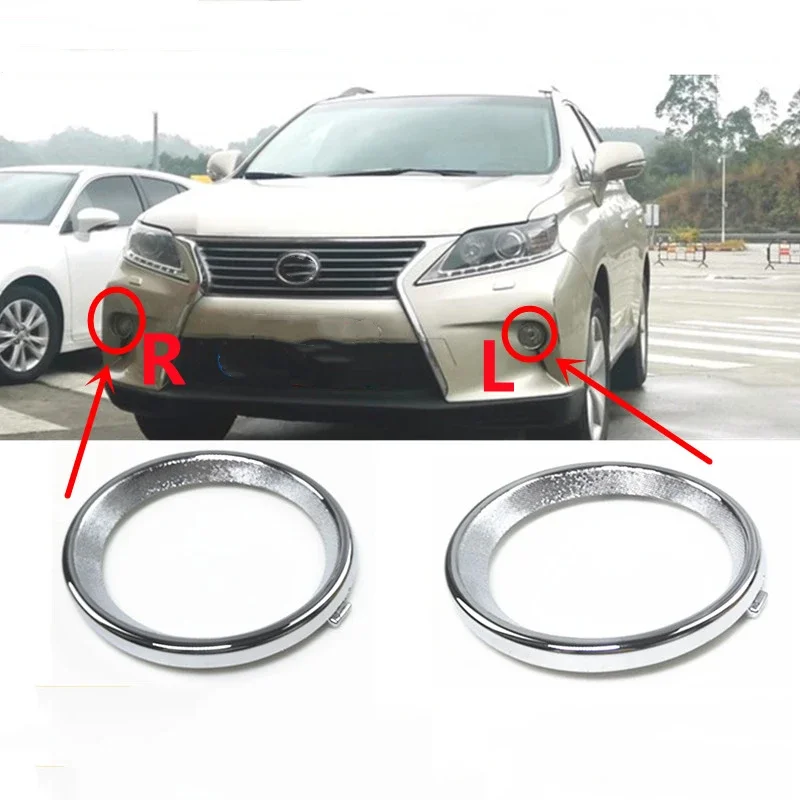 For Lexus RX270 RX350 RX450h 2012-2014 Fog Lamp Covers Chrome Front ...