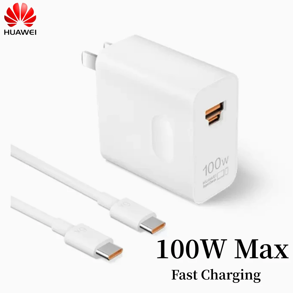Huawei-cargador-Universal-Original-de-100W-adaptador-de-puerto-USB-A-C ...