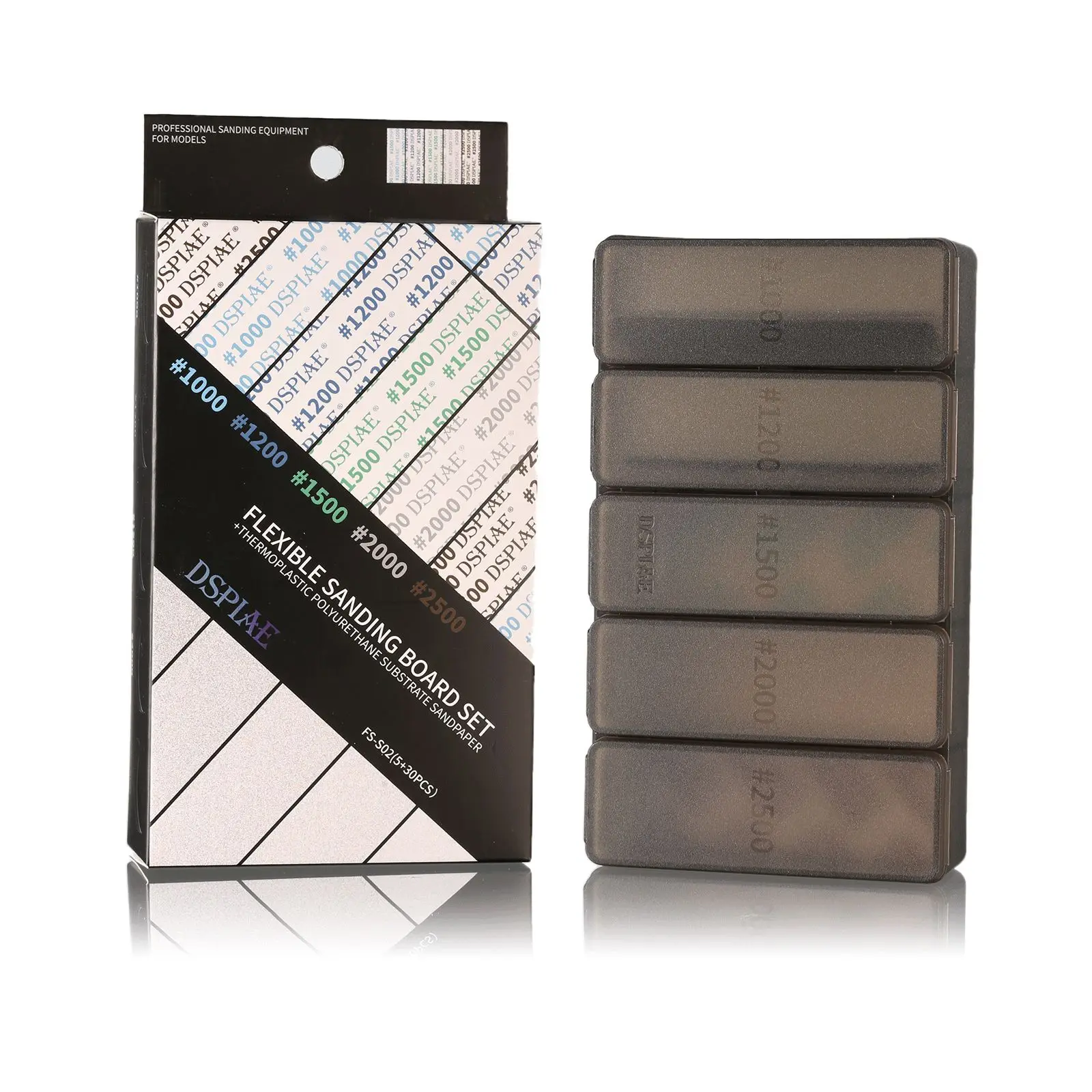 Dspiae Fs-01 Fs-02 Flexible Sandpaper Non-cutting Adhesive Sanding ...