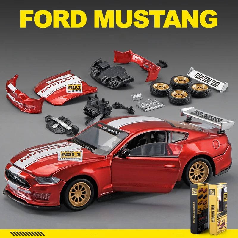 Caipo 1:42 Ford Mustang Gt 2018 Gemonteerd Versie Legering Auto ...