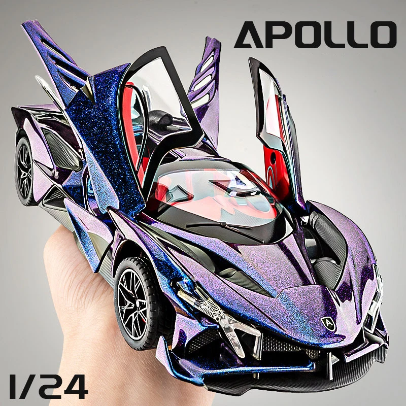 1-24-Apollo-Project-EVO-Supercar-Alloy-Die-Cast-Toy-Car-Model-Sound-and ...