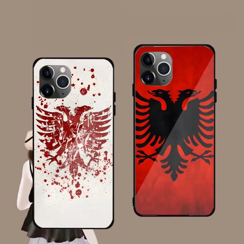 Albanian Flag Phone Case For IPhone 14 13 12 11 XS X 8 7 6 Plus Mini ...