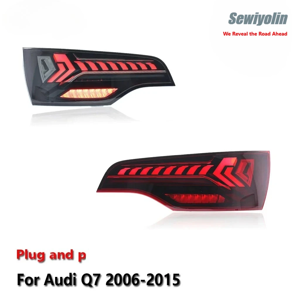 Car Accessories Led Tail Lamps For Audi Q7 2006-2015 Plug And Play 12V ...