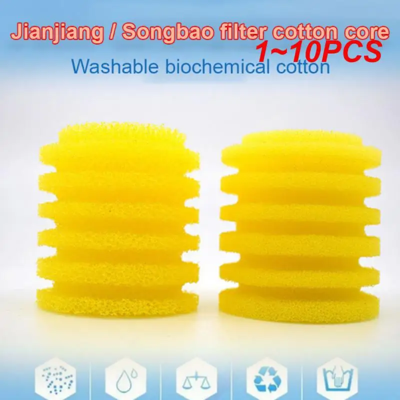 1-10PCS-Aquarium-Filter-Sponges-For-Air-Fish-Tank-Filter-Sponges-Pump ...
