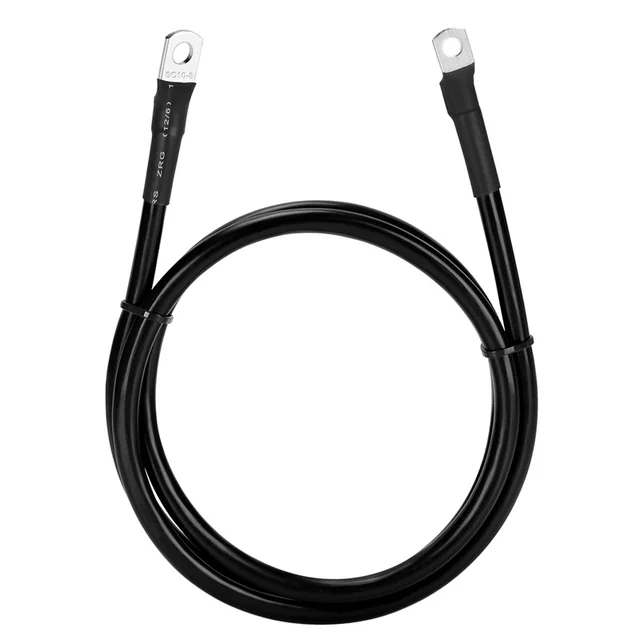Battery Inverter Connection Cable Set with Terminals 8/6/4/2 AWG 10/16 ...