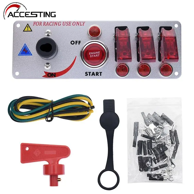 LED-Car-Toggle-Ignition-Switch-Panel-2-4-Toggle-fit-for-Racing-Car ...