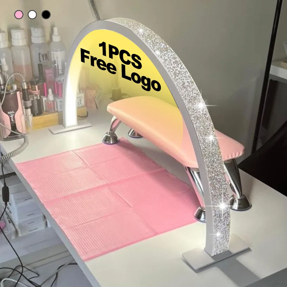 Customized-LOGO-Salon-Manicure-Diamond-Light-LED-Nail-Light-Adjustable ...