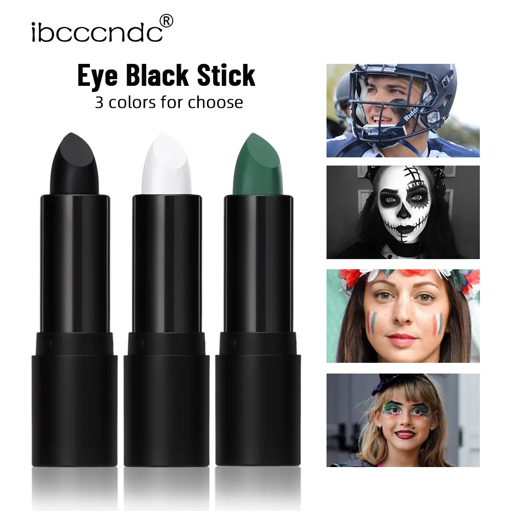 ibcccndc Black Eye Stick Halloween face Painting cream rotating design ...