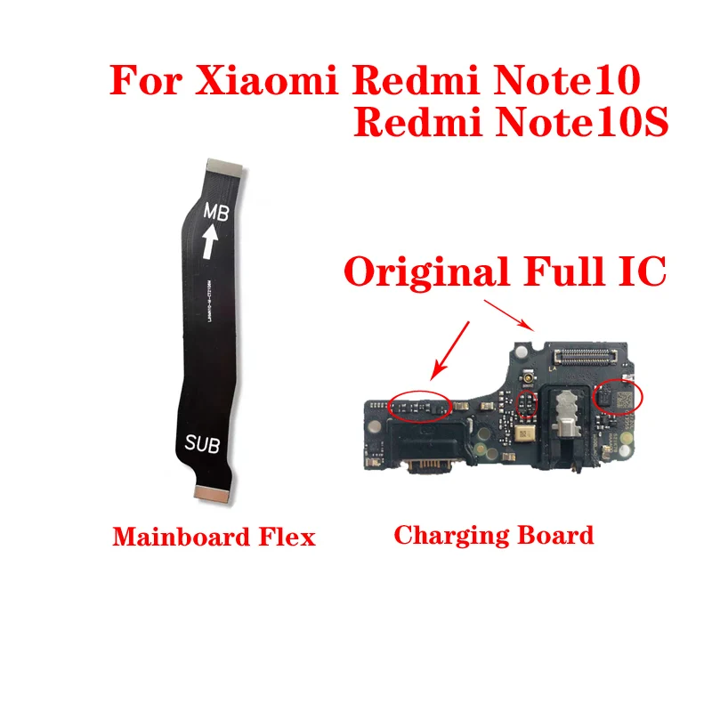 For-Xiaomi-Redmi-Note-10-Note-10S-Original-USB-Charging-Port-Dock-Mic ...