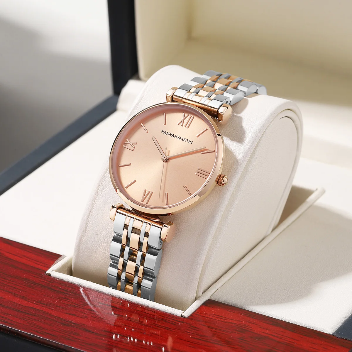 36mm Ladies Rose Gold Watch Fashion Stainless Steel Strap Original ...