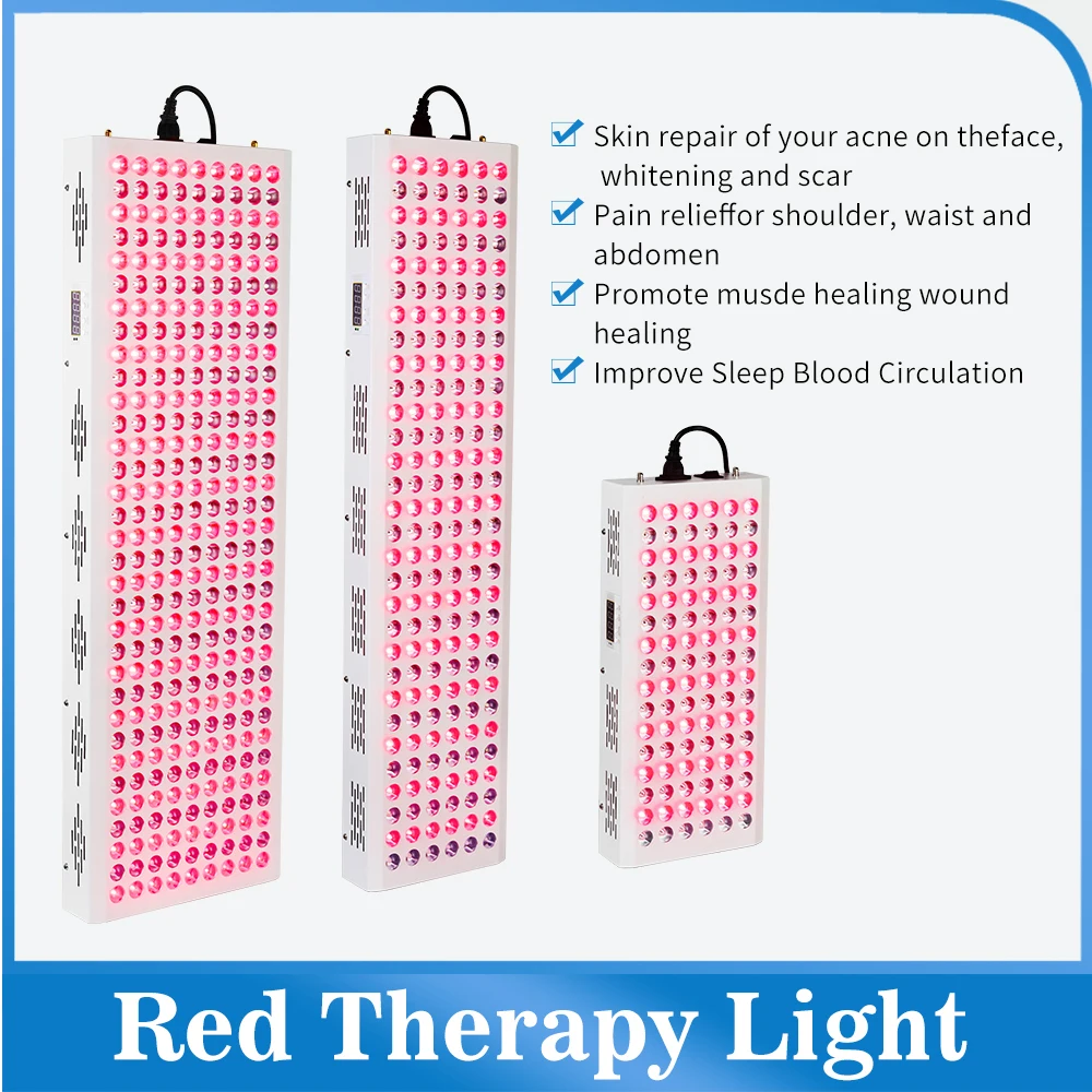 New 480w 9000w 1500w 630nm 660nm Red Light Therapy 810nm 830nm 850nm ...