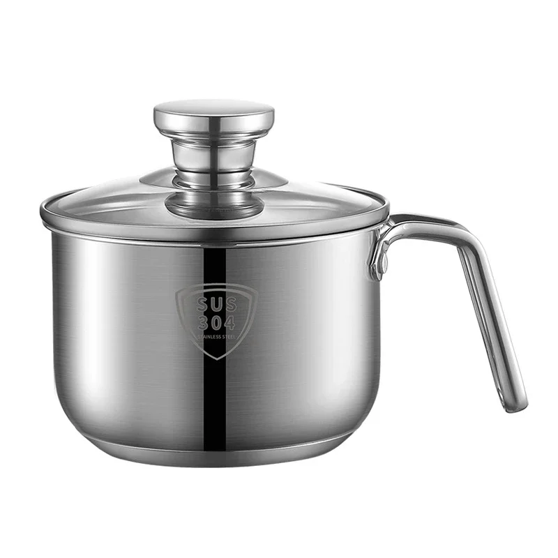 14/16cm Mini Milk Pot 304 stainless steel thickened soup pots Instant ...