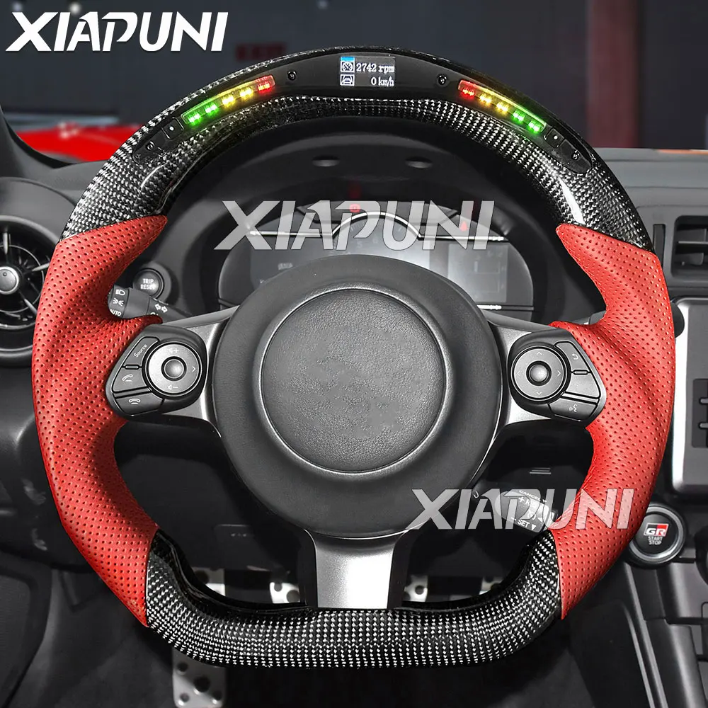 LED Steering Wheel For Toyota 86 BRZ 2016-2025 100 % Carbon Fiber Shift ...