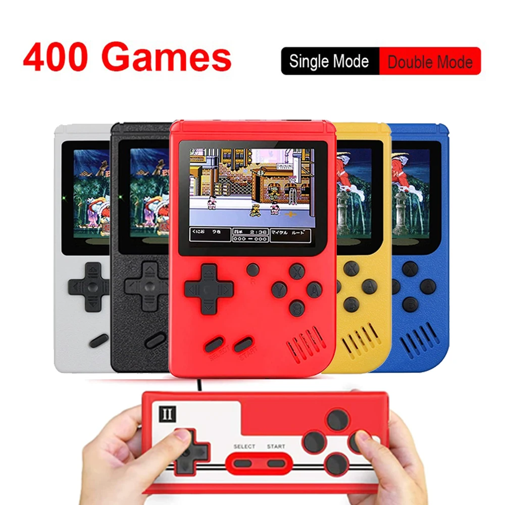 Mini consola de videojuegos portátil Retro para niños, reproductor de juegos con pantalla LCD a ...