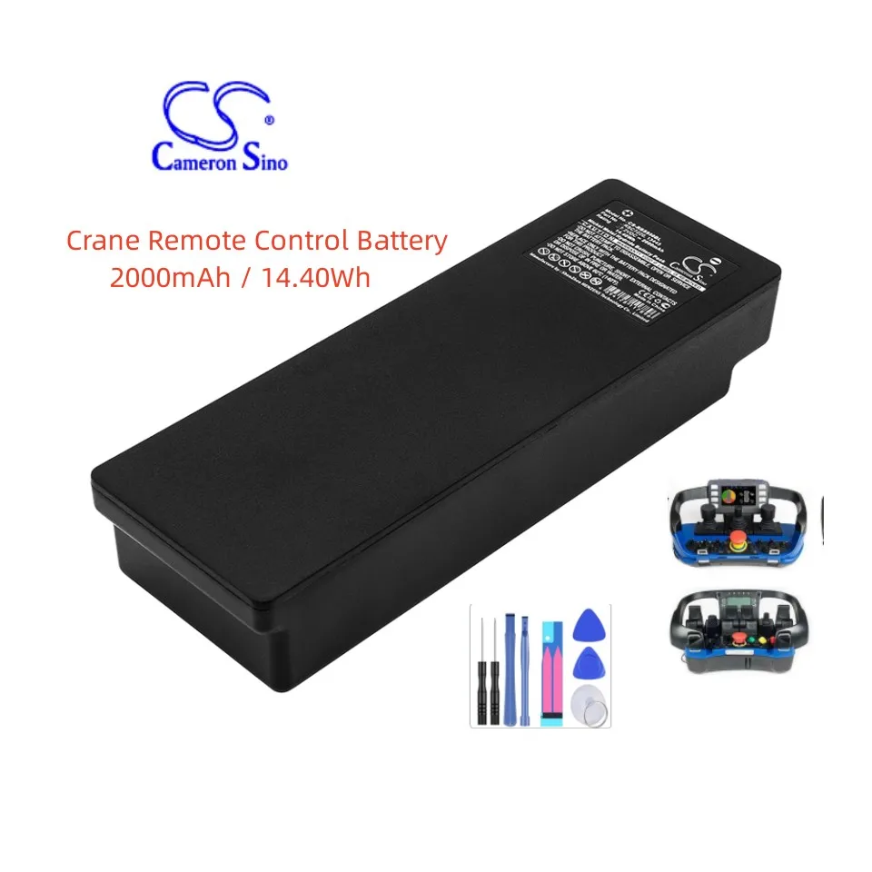 2000mAh 7.2V 14.4Wh Crane Remote Control Ni-MH Battery for Scanreco ...