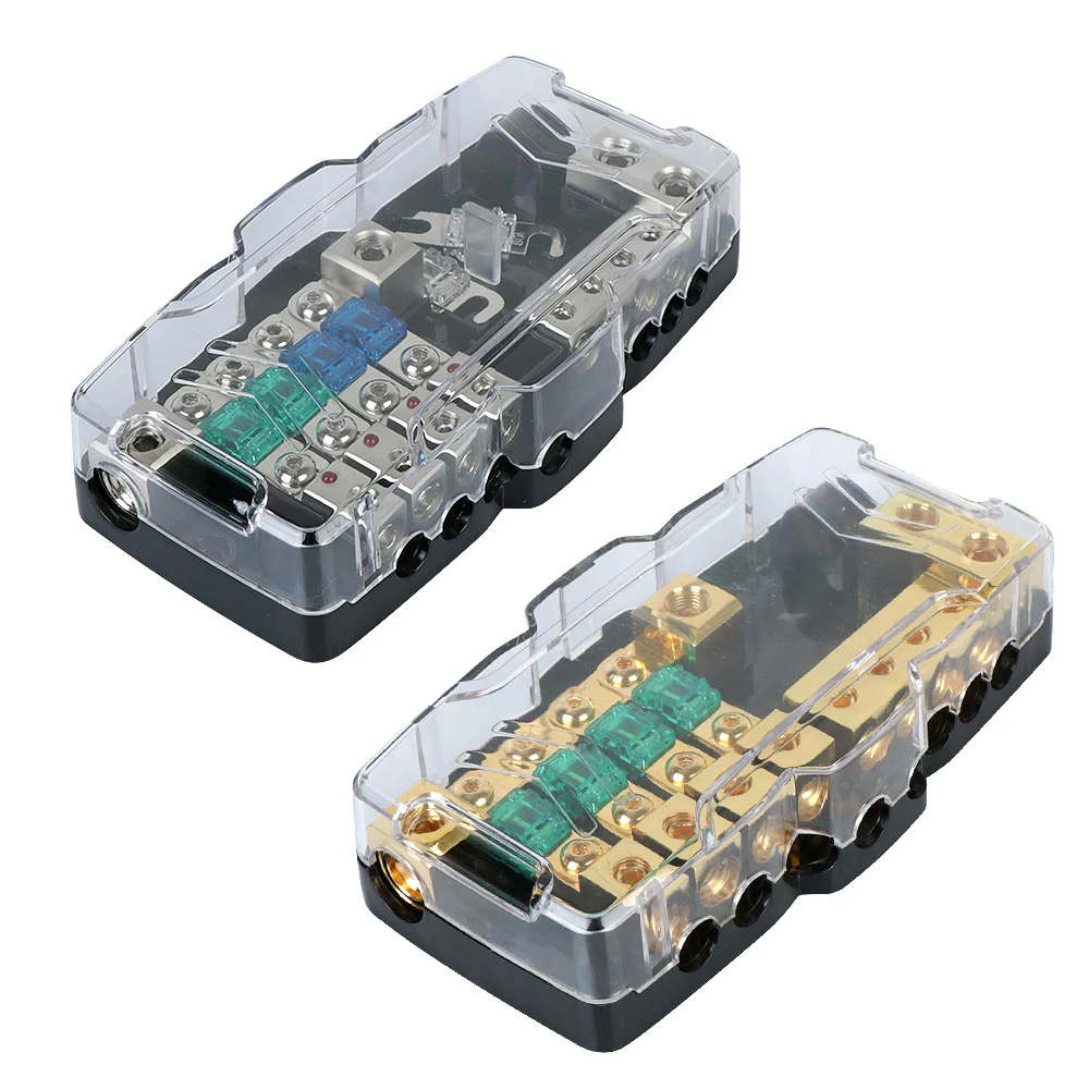 12V-24V-LED-Car-Audio-Stereo-Fuse-Holder-Multi-functional-Distribution ...