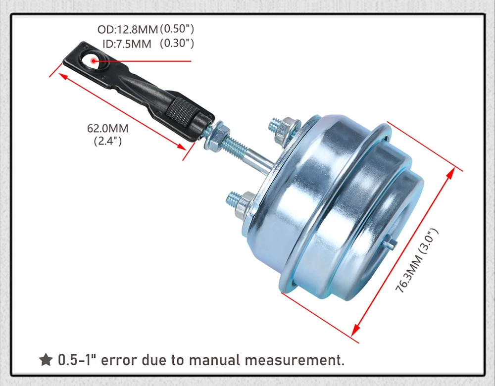 Привод перепускного клапана турбокомпрессора GT1749V 434855-0015/434855 ...