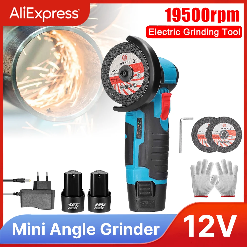 12V-Mini-Angle-Grinder-Mini-Household-Rechargeable-19500RPM-Cutting ...