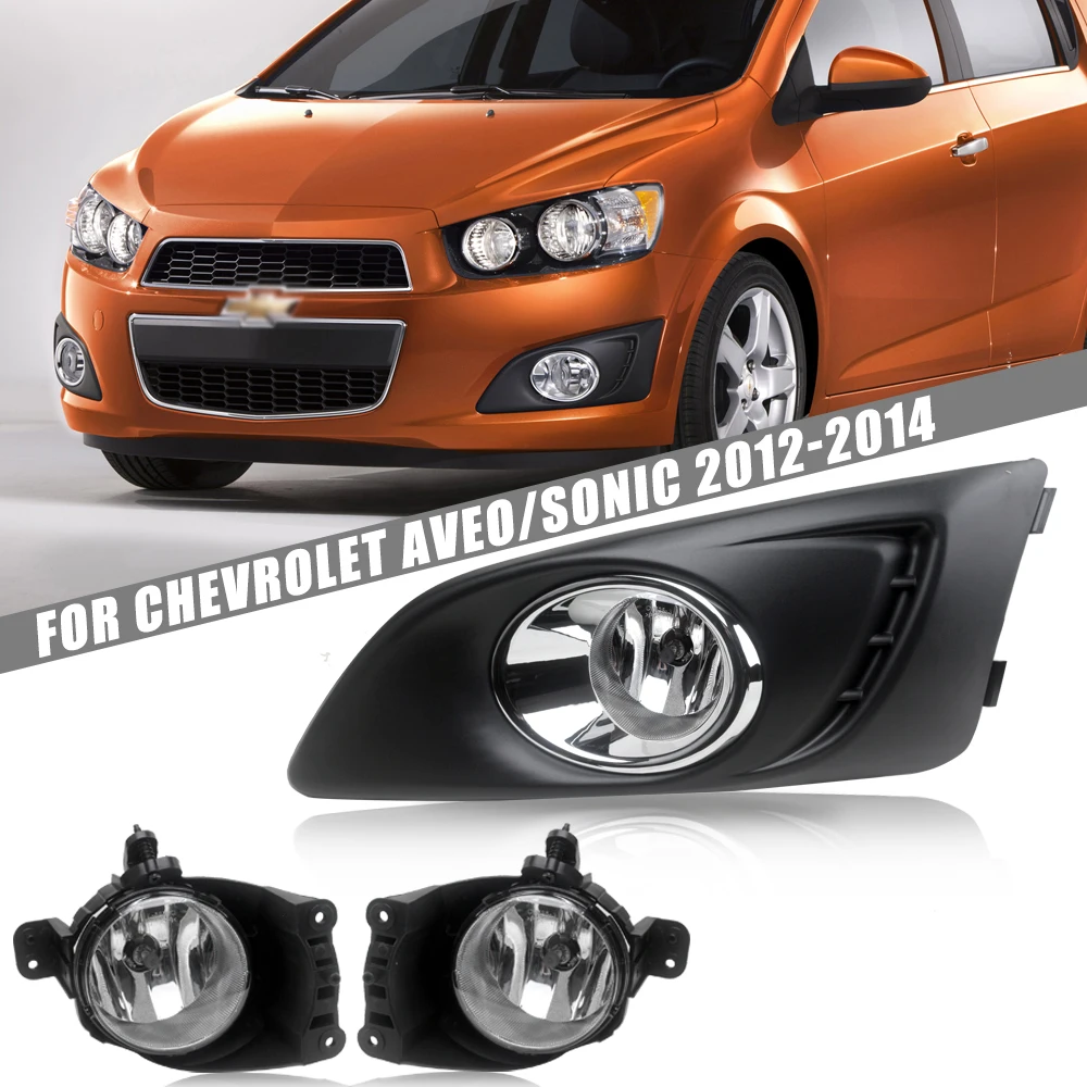 Front-Bumper-Fog-Lamp-Upgrade-Kit-FOR-Chevrolet-AVEO-SONIC-2012-2013 ...